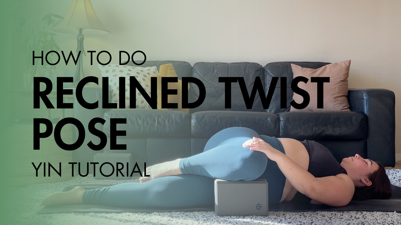 Reclined Twist Pose - Taylor's Tracks